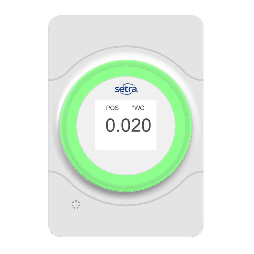 Setra Lite™ with Visual Alarm | Room Pressure Monitor — Setra Systems